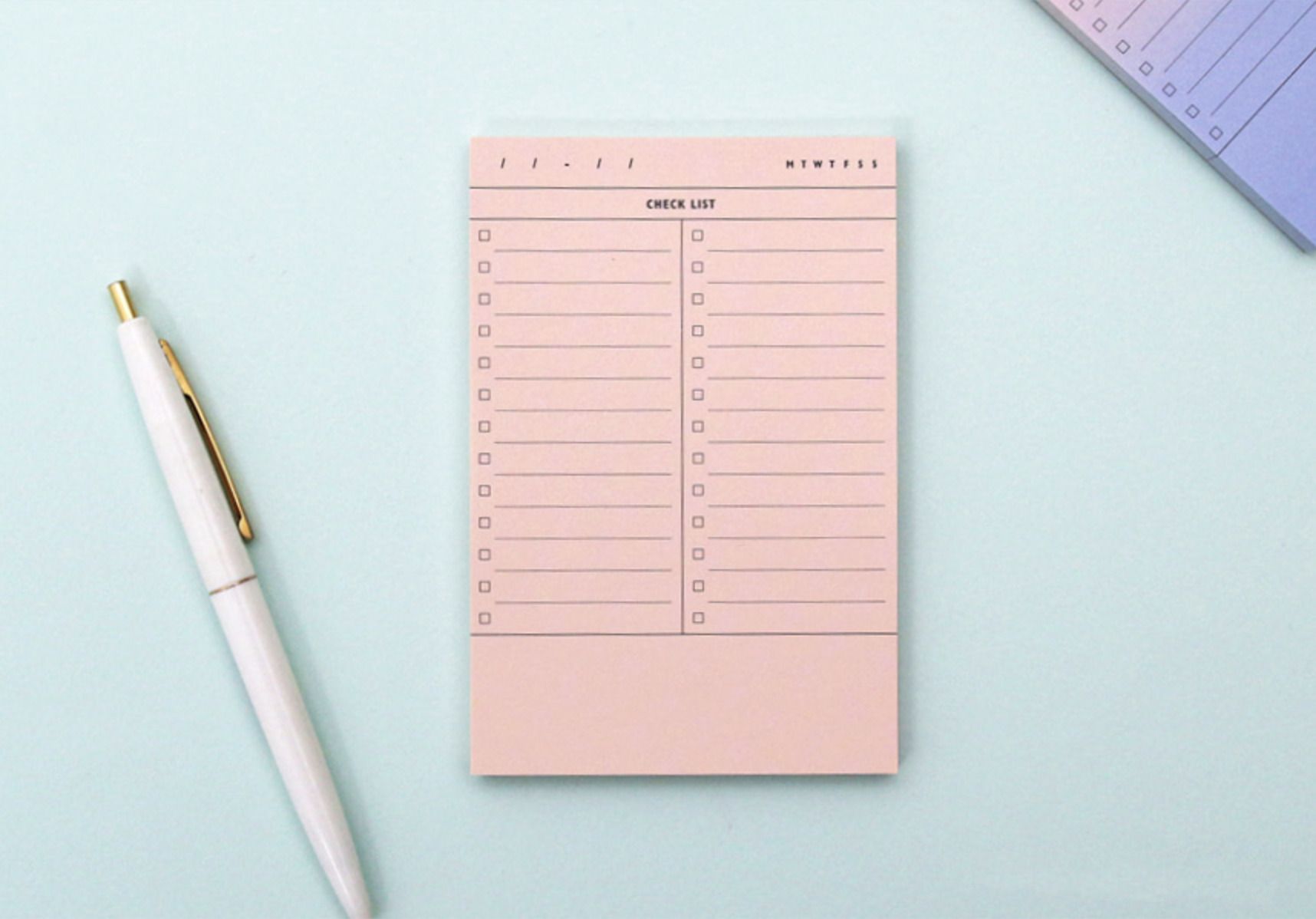 MochiThings: Vintage-colored Planning Notepad