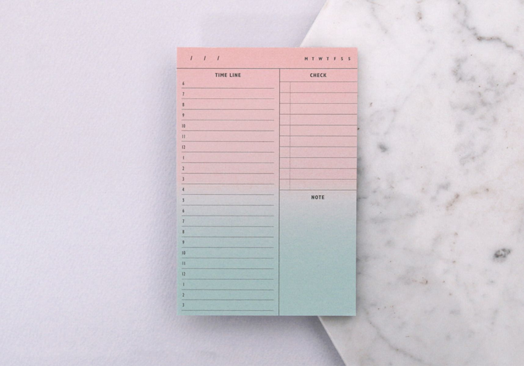 MochiThings: Vintage-colored Planning Notepad