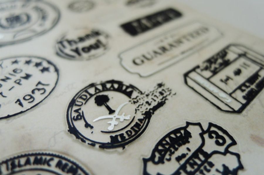 MochiThings: Vintage Stamp Deco Sticker