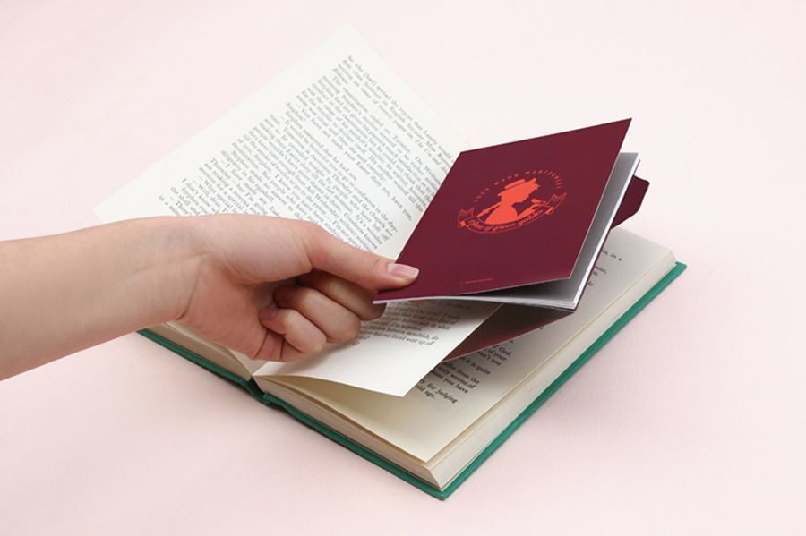 MochiThings: Folding Bookmark Notebook