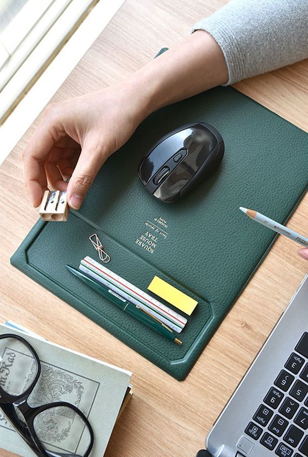 MochiThings: Leather Tray Mouse Pad