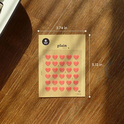Heart Epoxy Deco Sticker | mochithings
