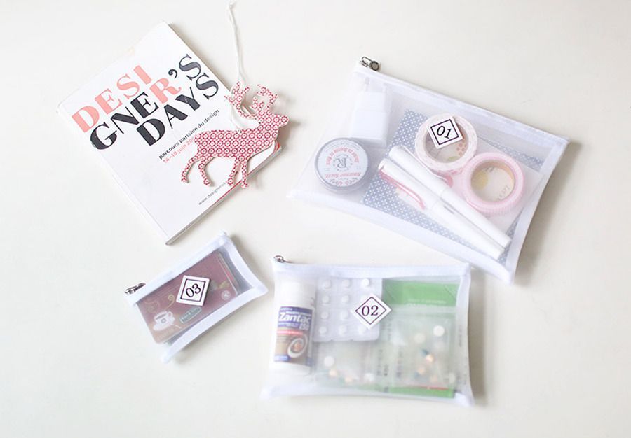 MochiThings: 3pcs Mesh Pouch Set