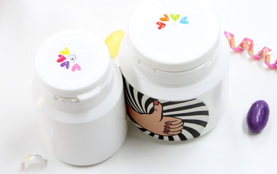 MochiThings: Mini Heart Epoxy Deco Sticker