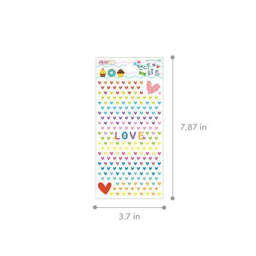 Mini Heart Epoxy Deco Sticker | mochithings