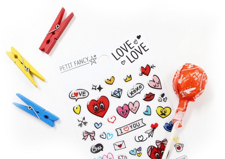 MochiThings: Love Love Deco Sticker