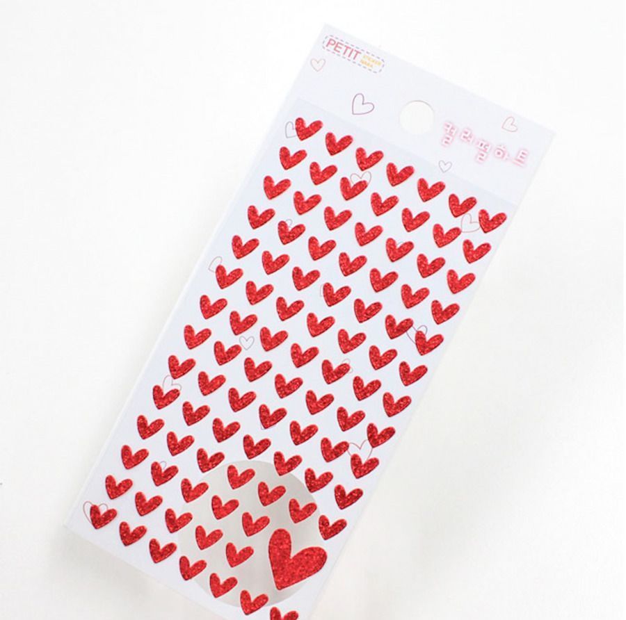 MochiThings: Red Heart Deco Sticker