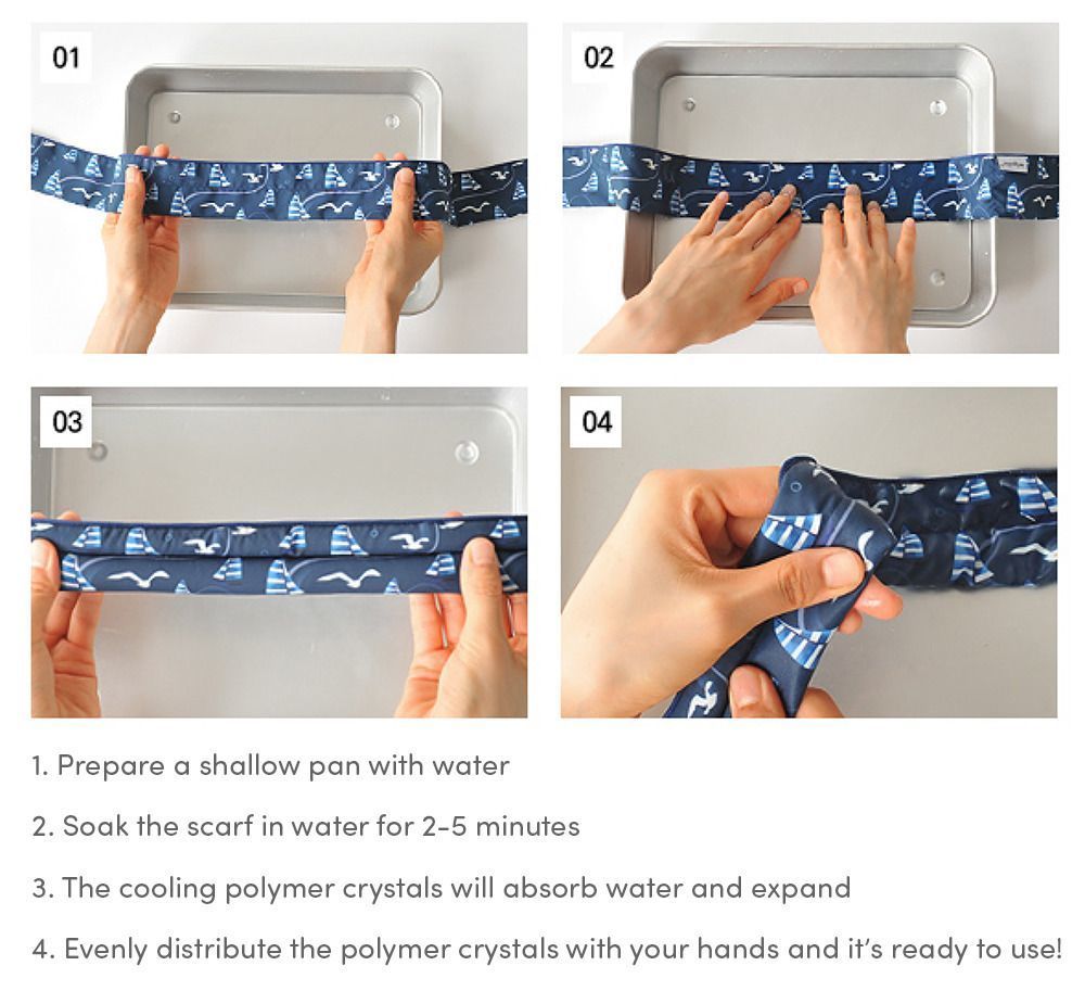MochiThings: Pattern Cooling Scarf