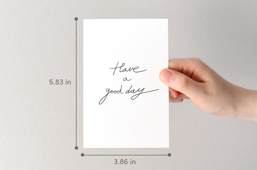 MochiThings: Calligraphy Message Postcard