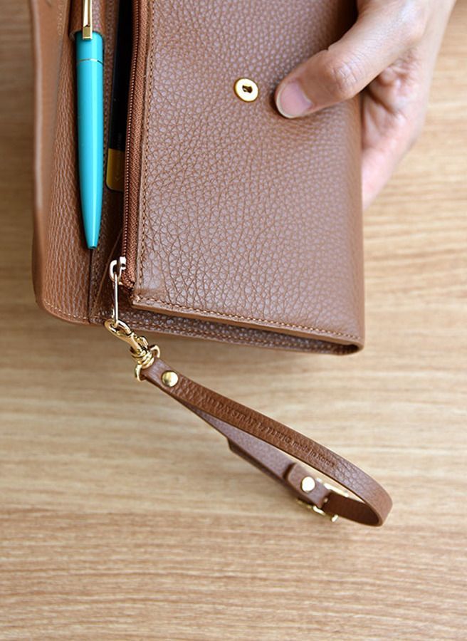 MochiThings: Genuine Leather Card Wallet Strap