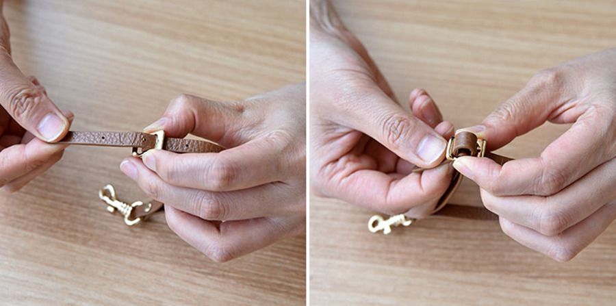 MochiThings: Genuine Leather Card Wallet Strap