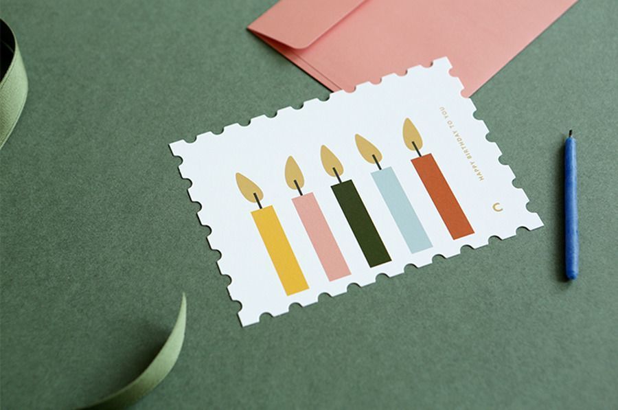MochiThings: Stamp Message Card