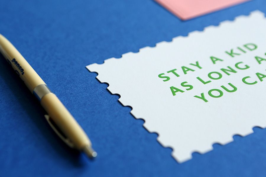 MochiThings: Stamp Message Card