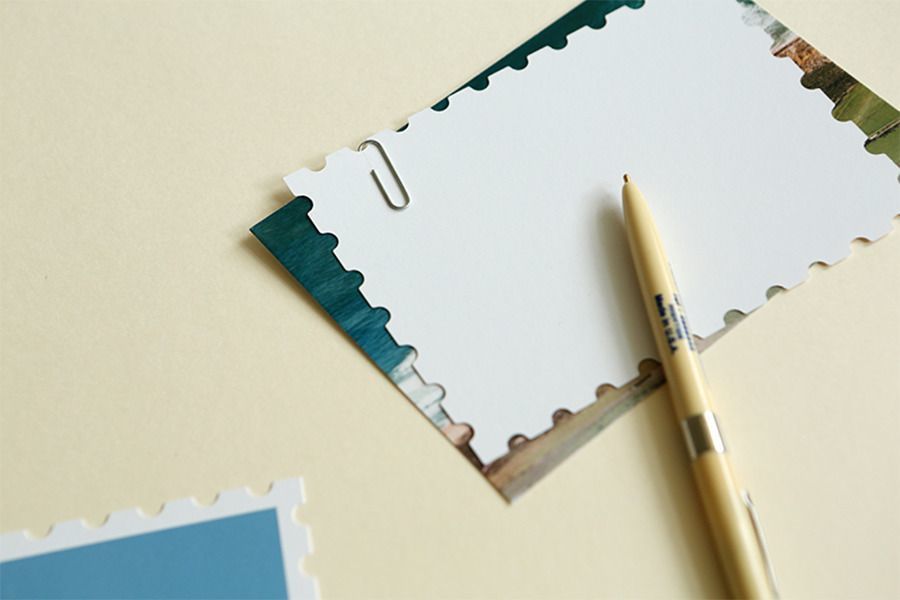 MochiThings: Stamp Message Card