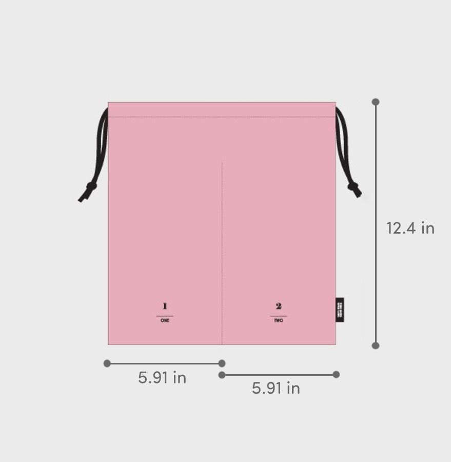 MochiThings: Travel Split Drawstring Pouch