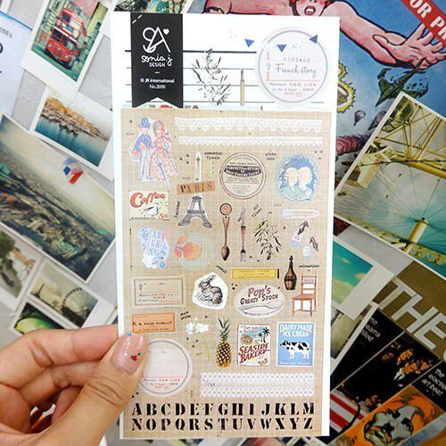 MochiThings: French Story Deco Sticker