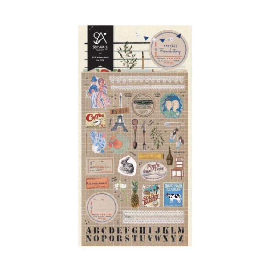 MochiThings: French Story Deco Sticker