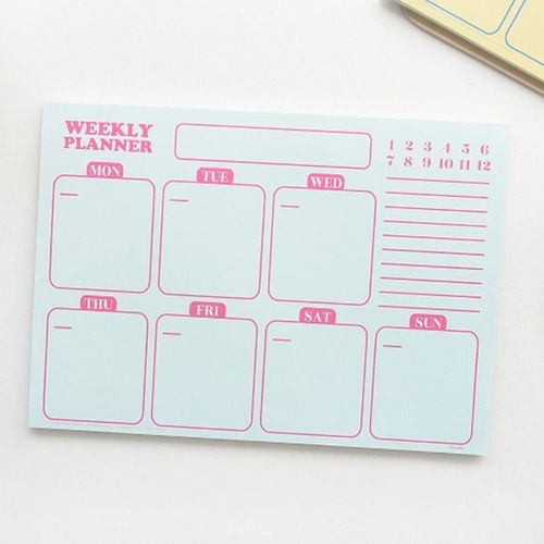 MochiThings: Retro Weekly Planner Pad