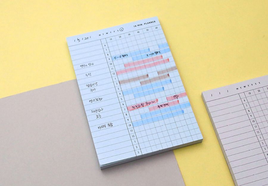 MochiThings: 10 Minute Planning Notepad