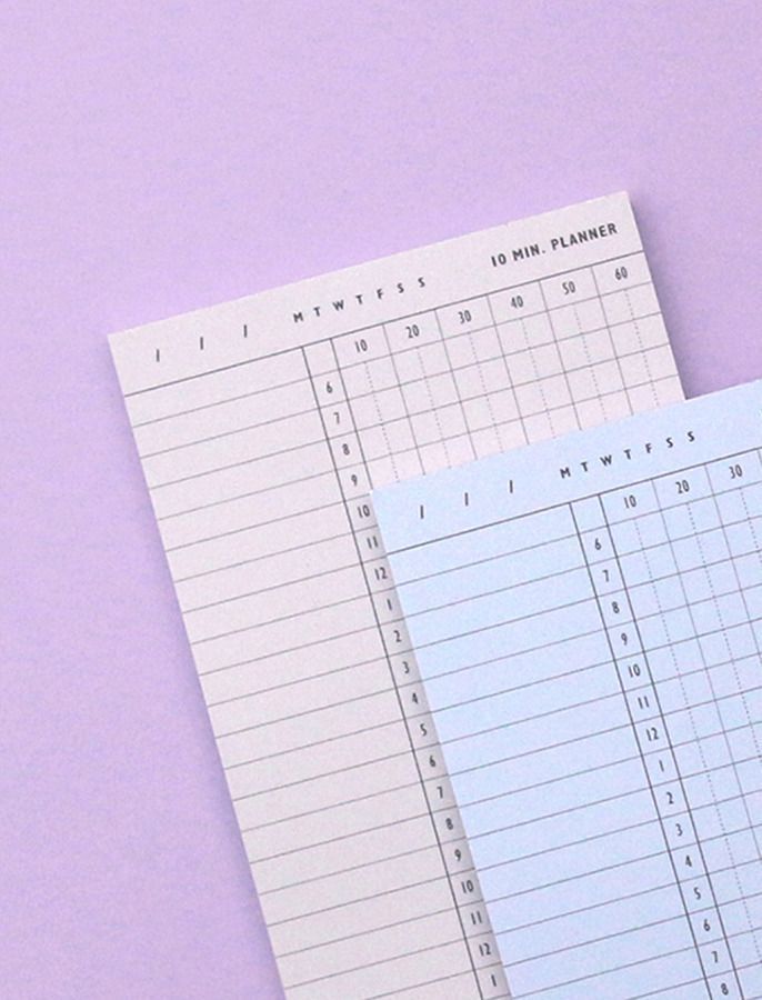 MochiThings: 10 Minute Planning Notepad