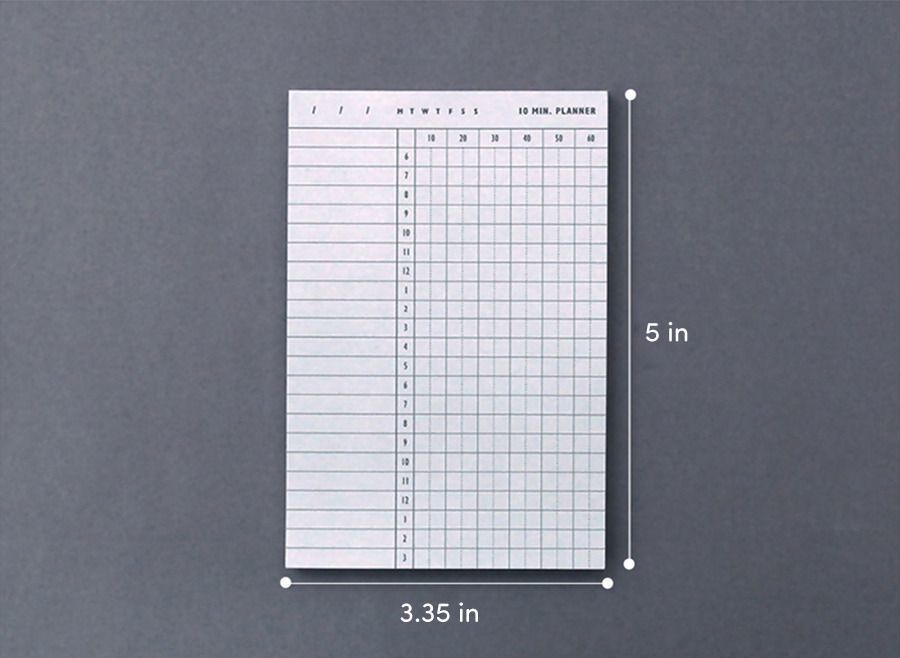MochiThings: 10 Minute Planning Notepad