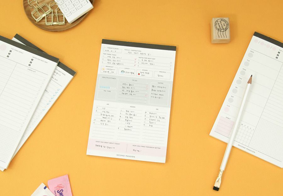 MochiThings: A5 Daily Detailed Planning Notepad