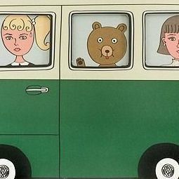 MochiThings: Microbus Sticky Note