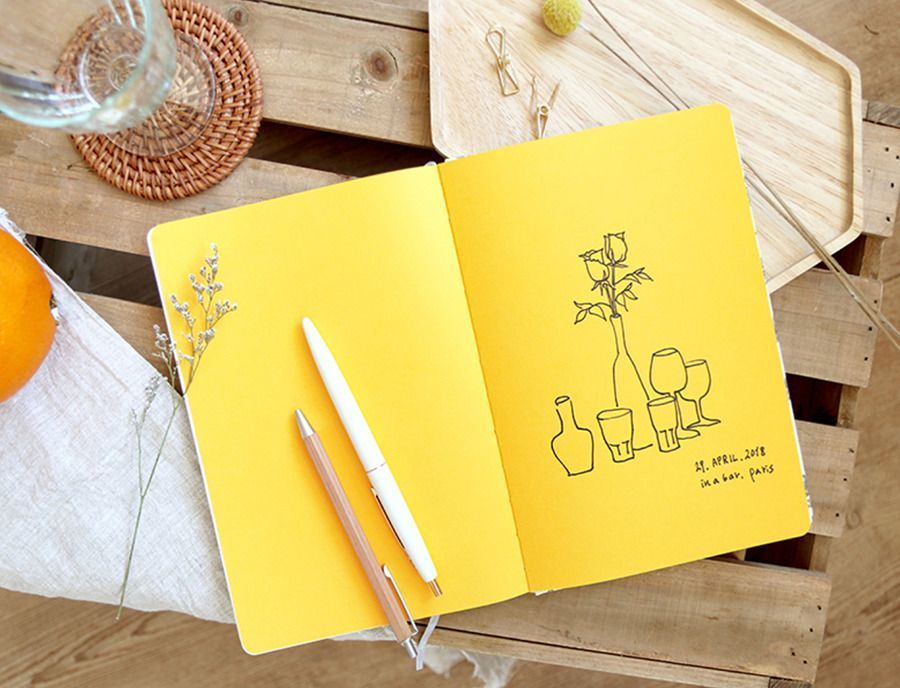 MochiThings: Florence A5 Hardcover Lined Notebook