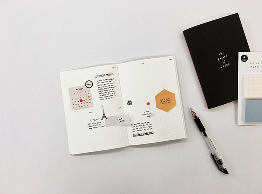 MochiThings: Mini Monthly Schedule Sticky Note