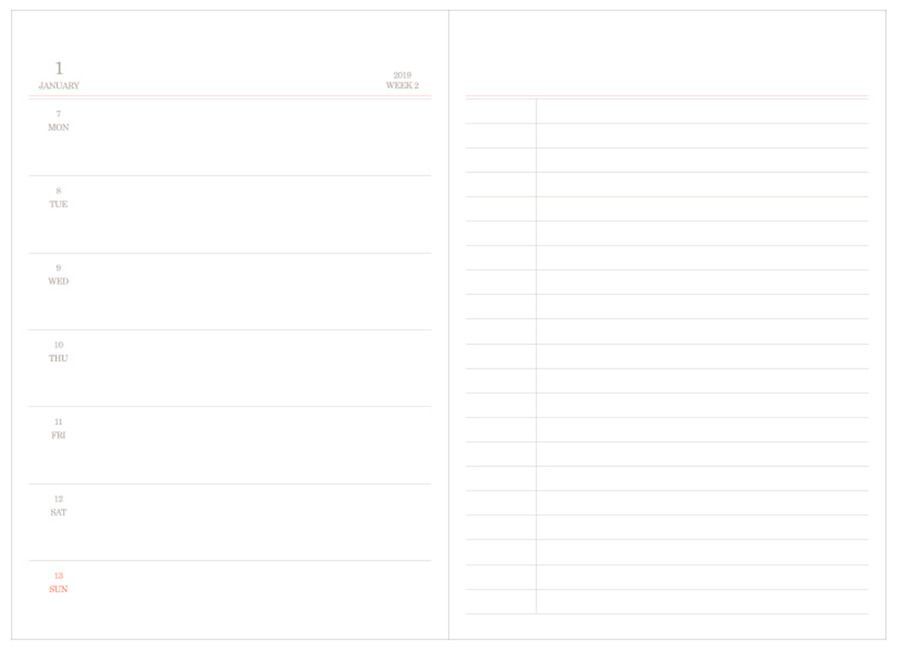 MochiThings: 2019 Moment Weekly Scheduler