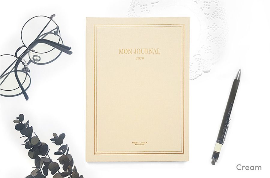 MochiThings: 2019 Mon Journal Monthly Planner
