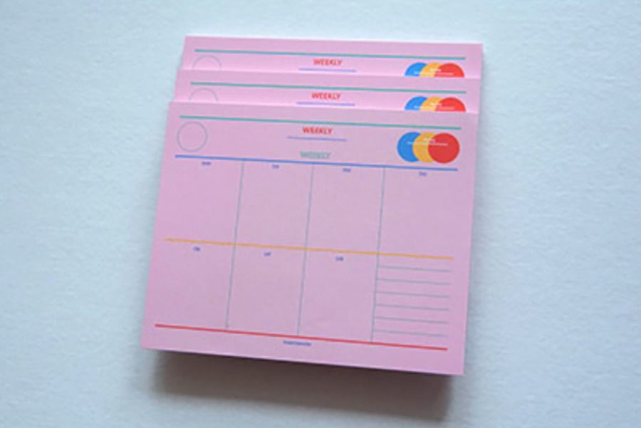 MochiThings: Pompon Weekly Schedule Sticky Note v2