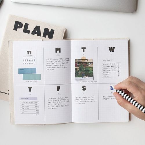 MochiThings: Grid Plan Weekly Journal