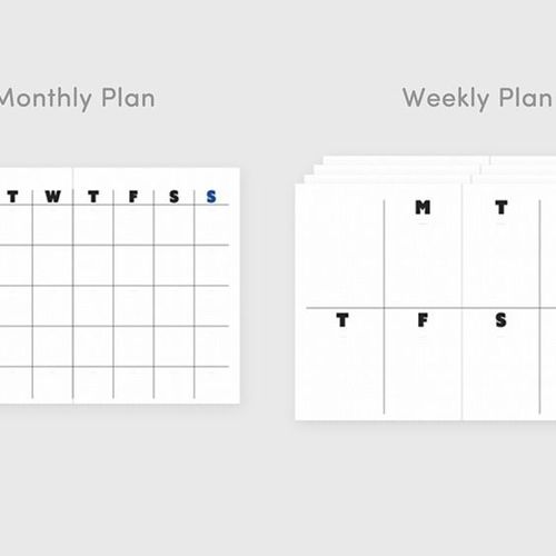 MochiThings: Grid Plan Weekly Journal