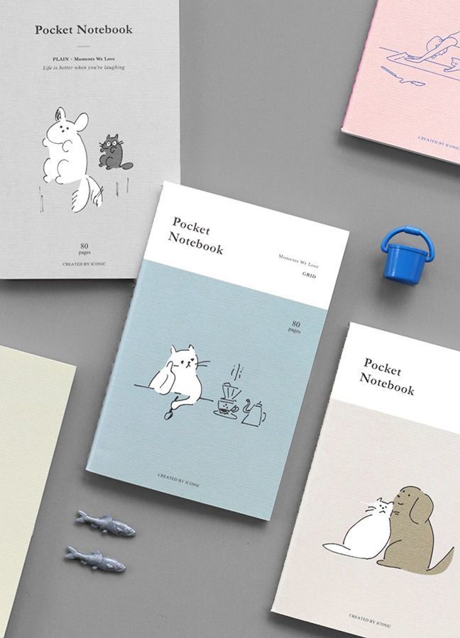 MochiThings: Moments Grid Pocket Notebook