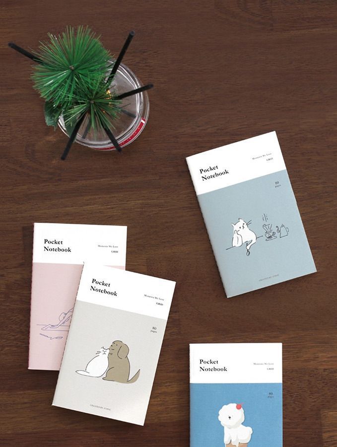 MochiThings: Moments Grid Pocket Notebook