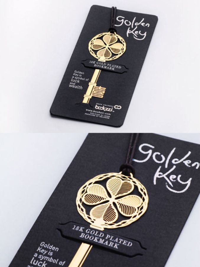 MochiThings: Golden Clover Key Bookmark