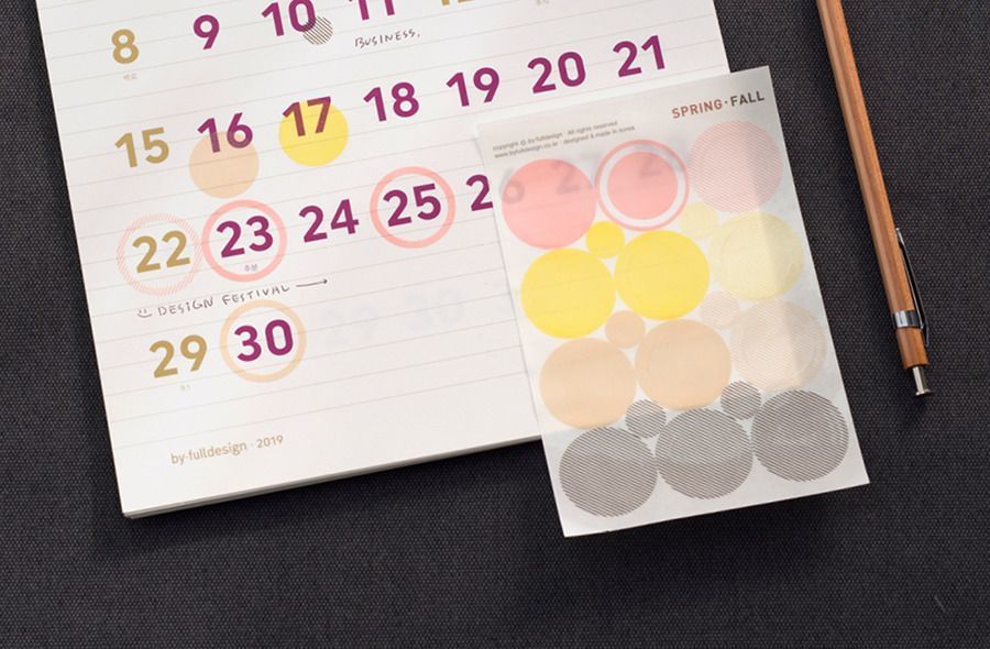 MochiThings: Large Modern Two-in-one Deco Sticker Set