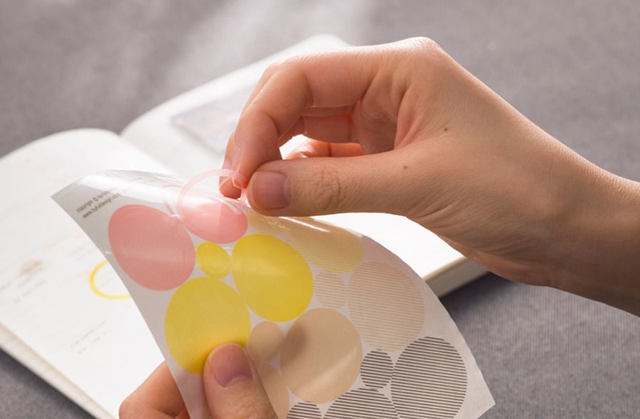 MochiThings: Large Modern Two-in-one Deco Sticker Set