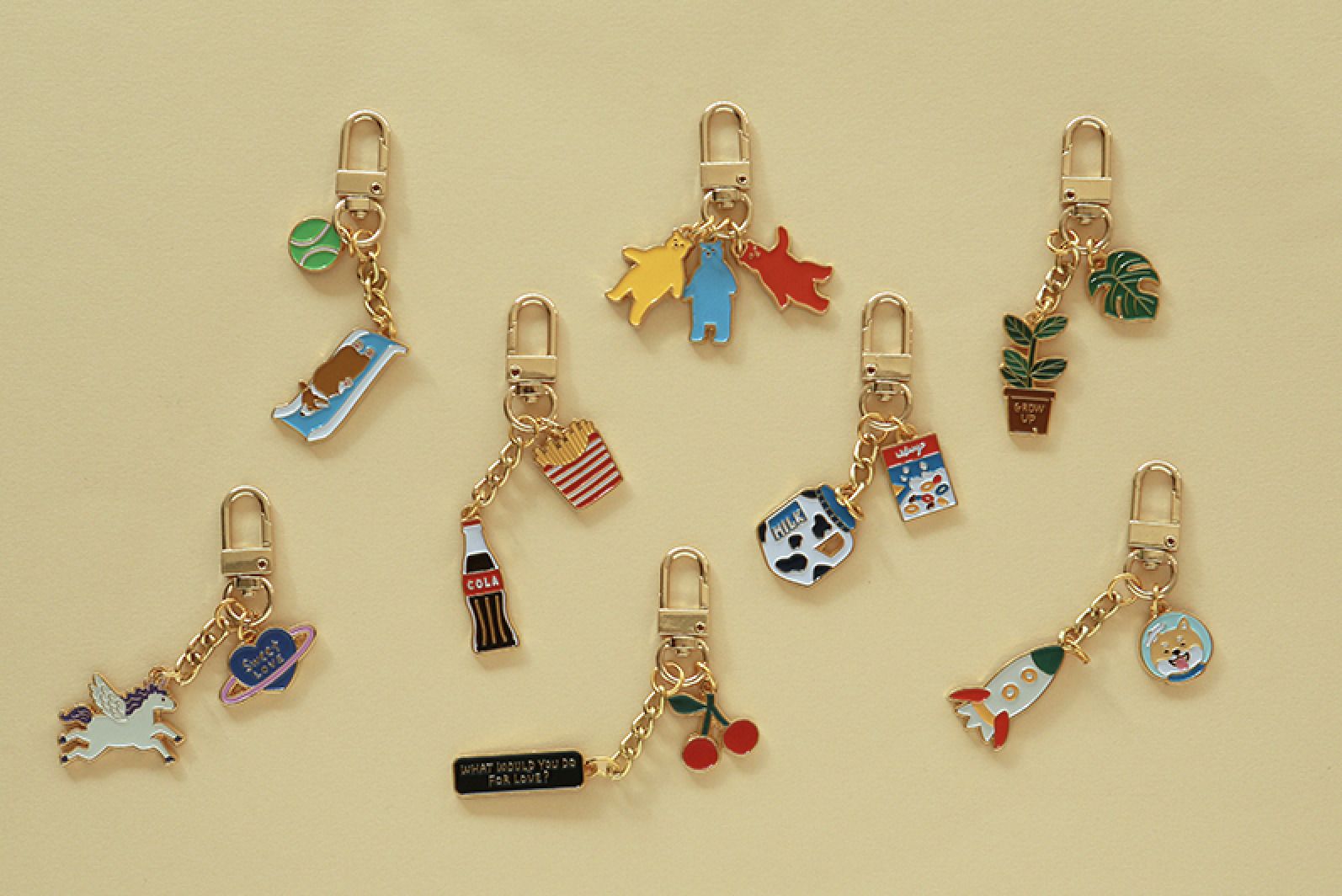 MochiThings: Daily Metal Key Ring