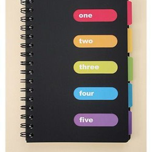 MochiThings: Colorful Mini Index Notebook