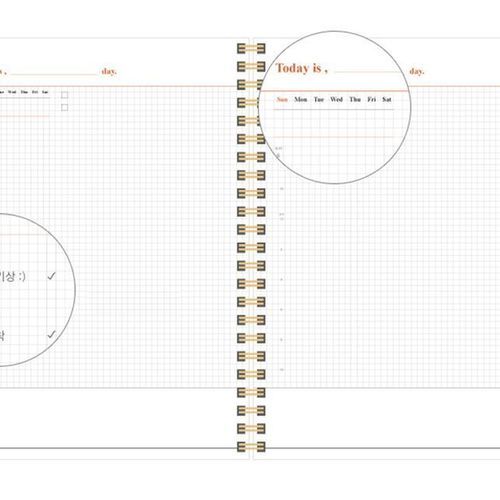 MochiThings: Classic Spiral Daily Planner