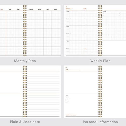 MochiThings: Classic Spiral Daily Planner