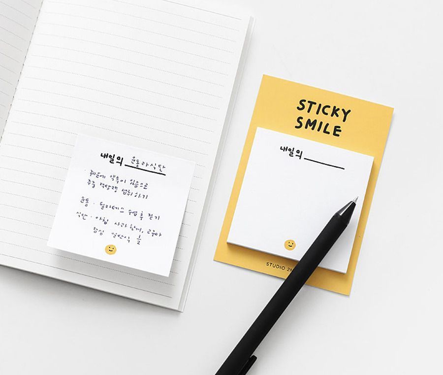 MochiThings: Smile Sticky Note