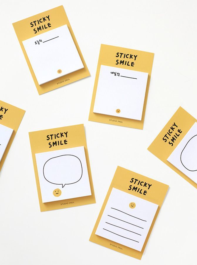 MochiThings: Smile Sticky Note
