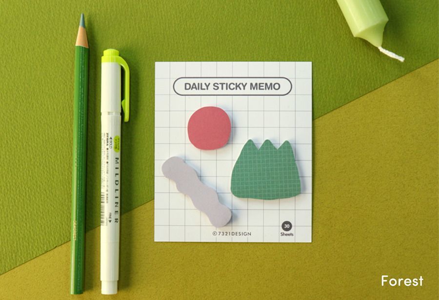 MochiThings: Mini Forest Sticky Note