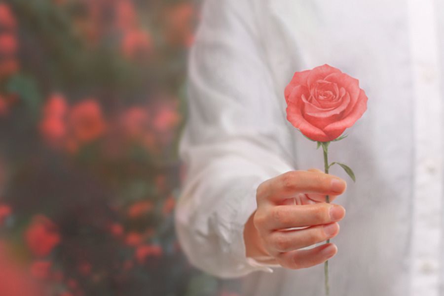 MochiThings: Large Rose Sticky Note