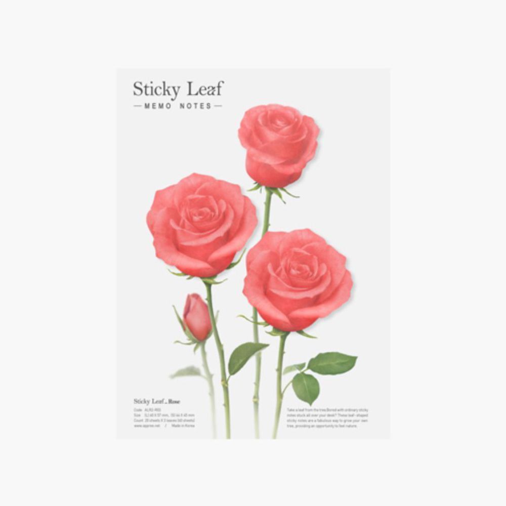 MochiThings: Large Rose Sticky Note