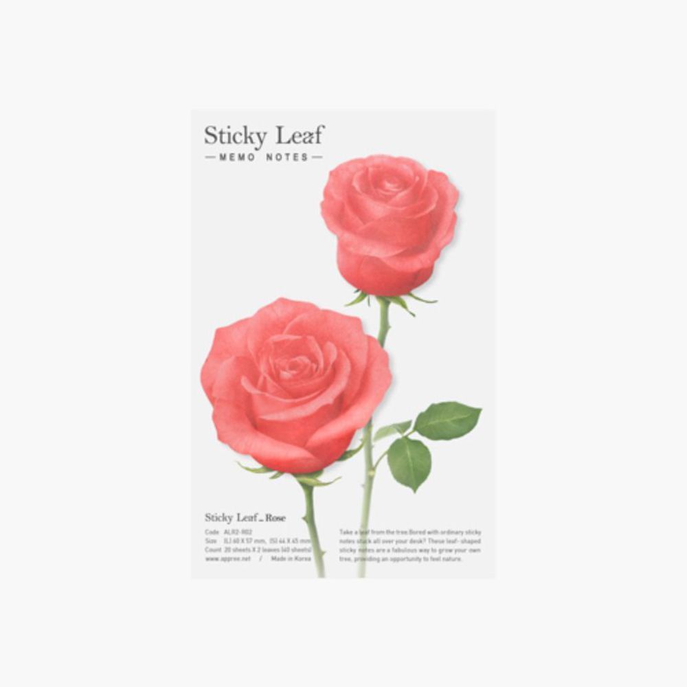 MochiThings: Medium Rose Sticky Note