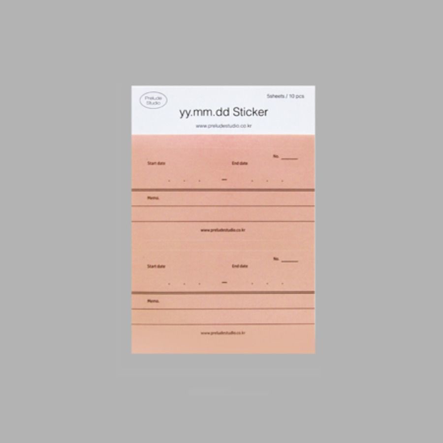 MochiThings: Pastel Date Label Sticker Set